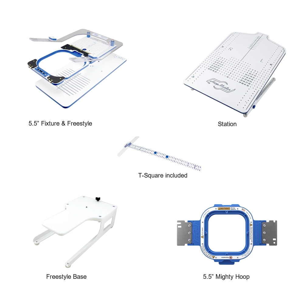 Mighty Hoop 5.5" Kit for BAi Commercial Embroidery Machines - Walmart.com