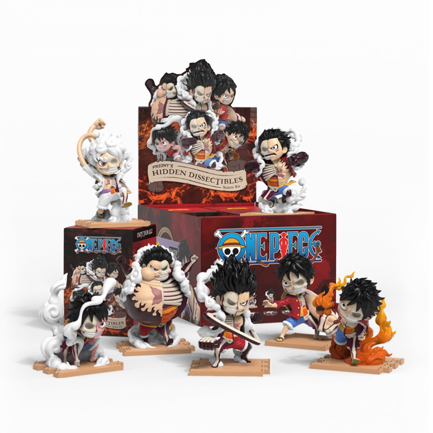 Mighty Jaxx Freeny's Hidden Dissectibles: One Piece Series 6 (Luffy ...