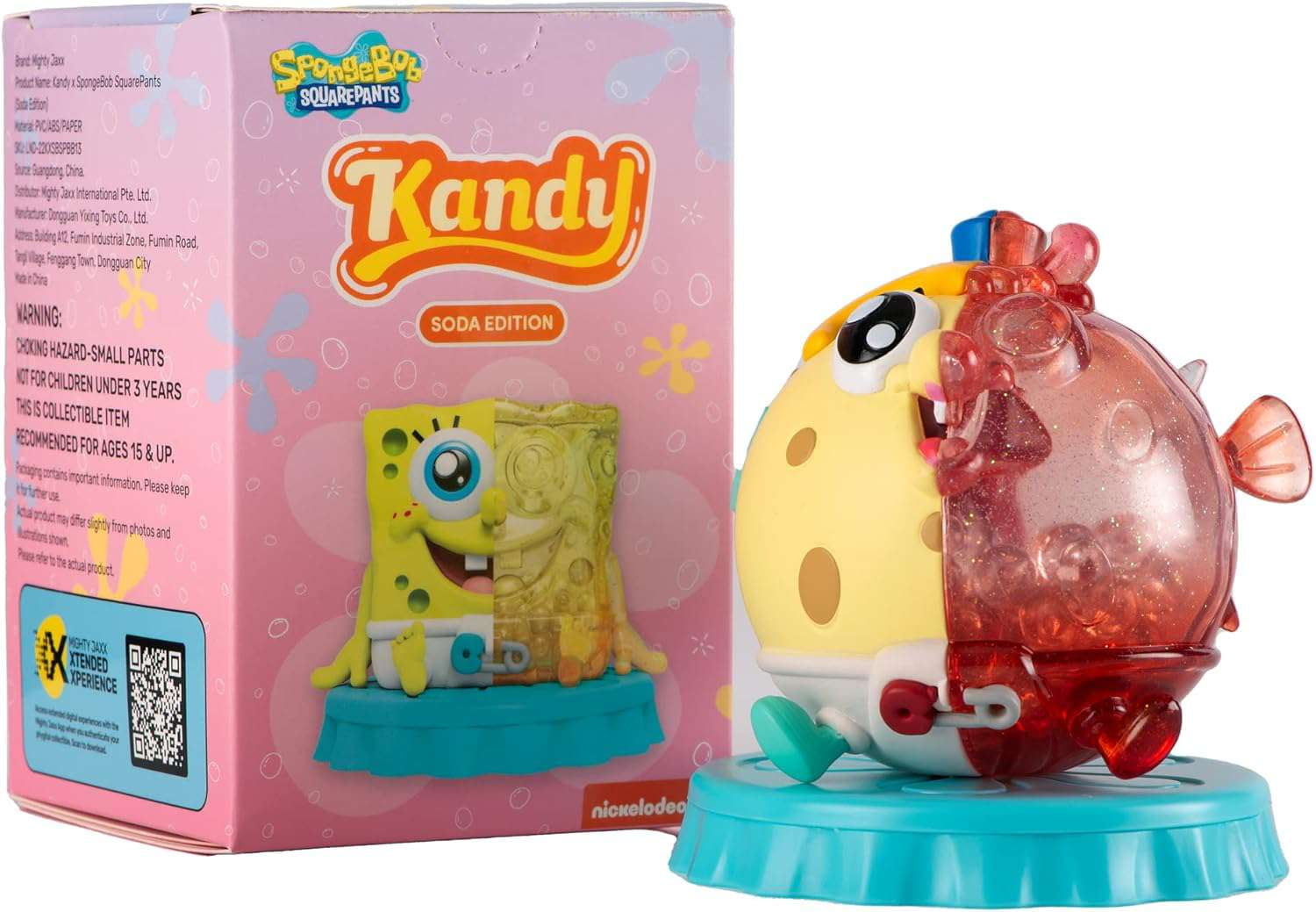 Mighty Jaxx Kandy X SpongeBob SquarePants: Soda Edition | Blind Box Toy ...