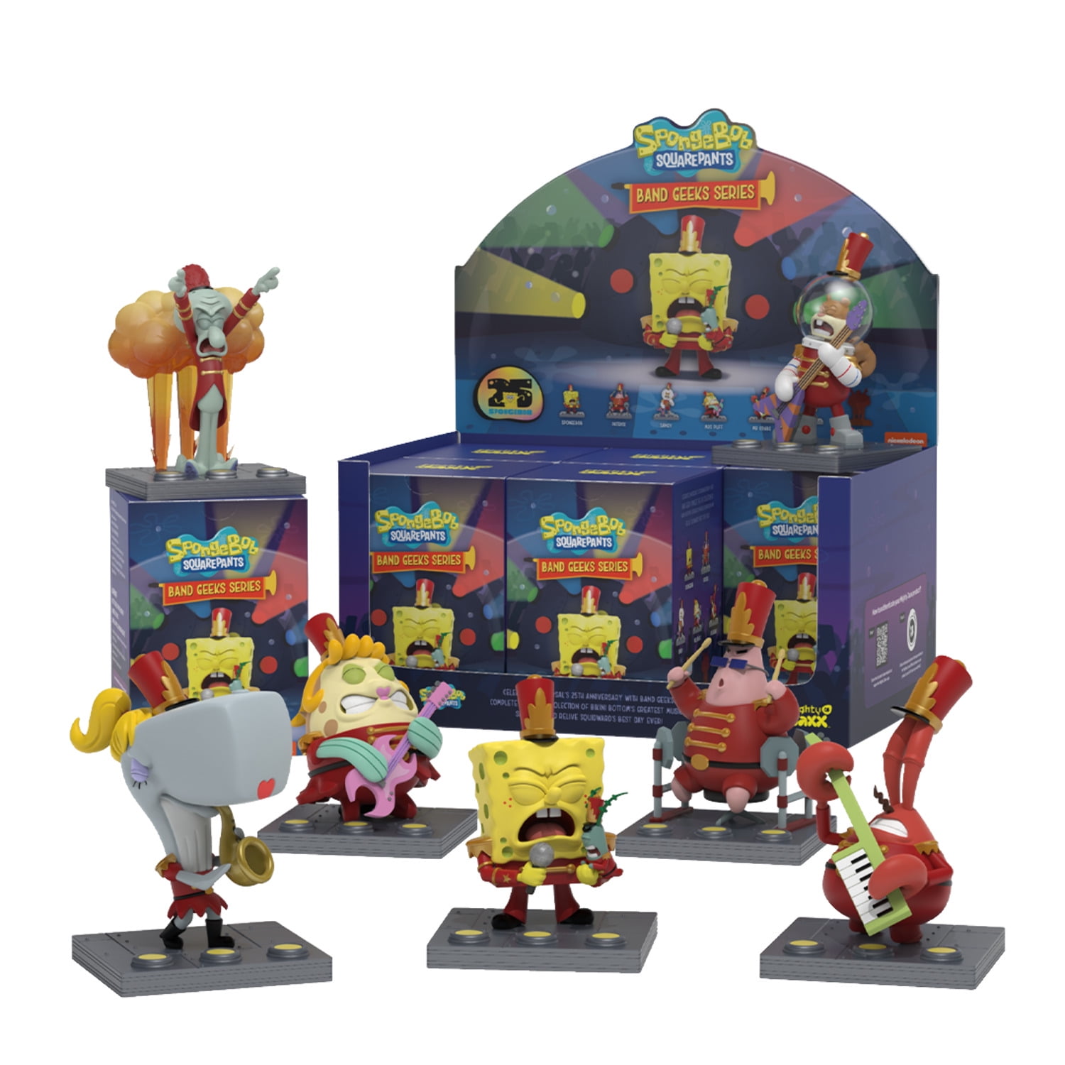 Mighty Jaxx SpongeBob SquarePants Band Geek Series Blind Box Toy ...