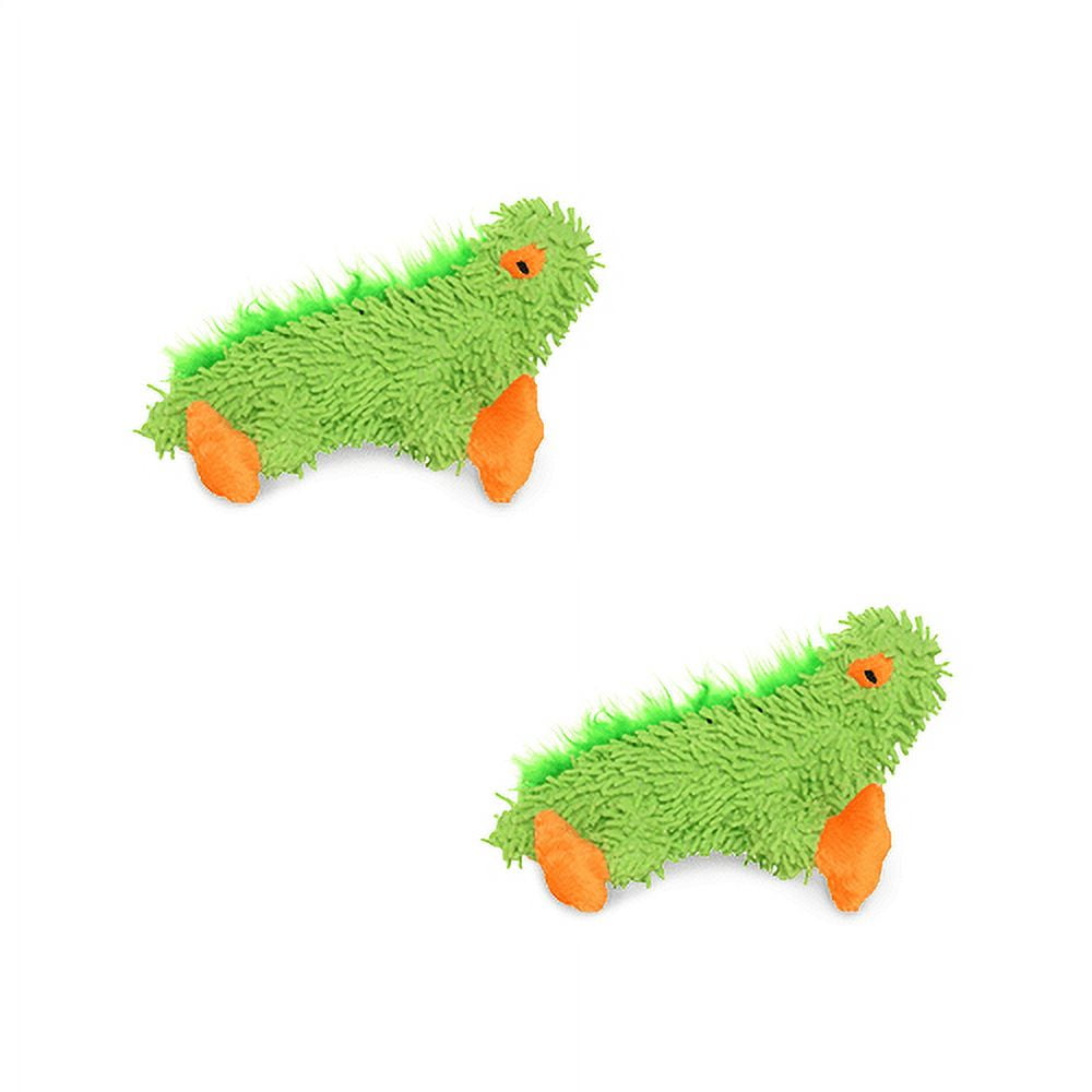 Mighty Jr Micro Lizard Durable Plush Squeaky Dog Toy, 2 Pack - Walmart.com