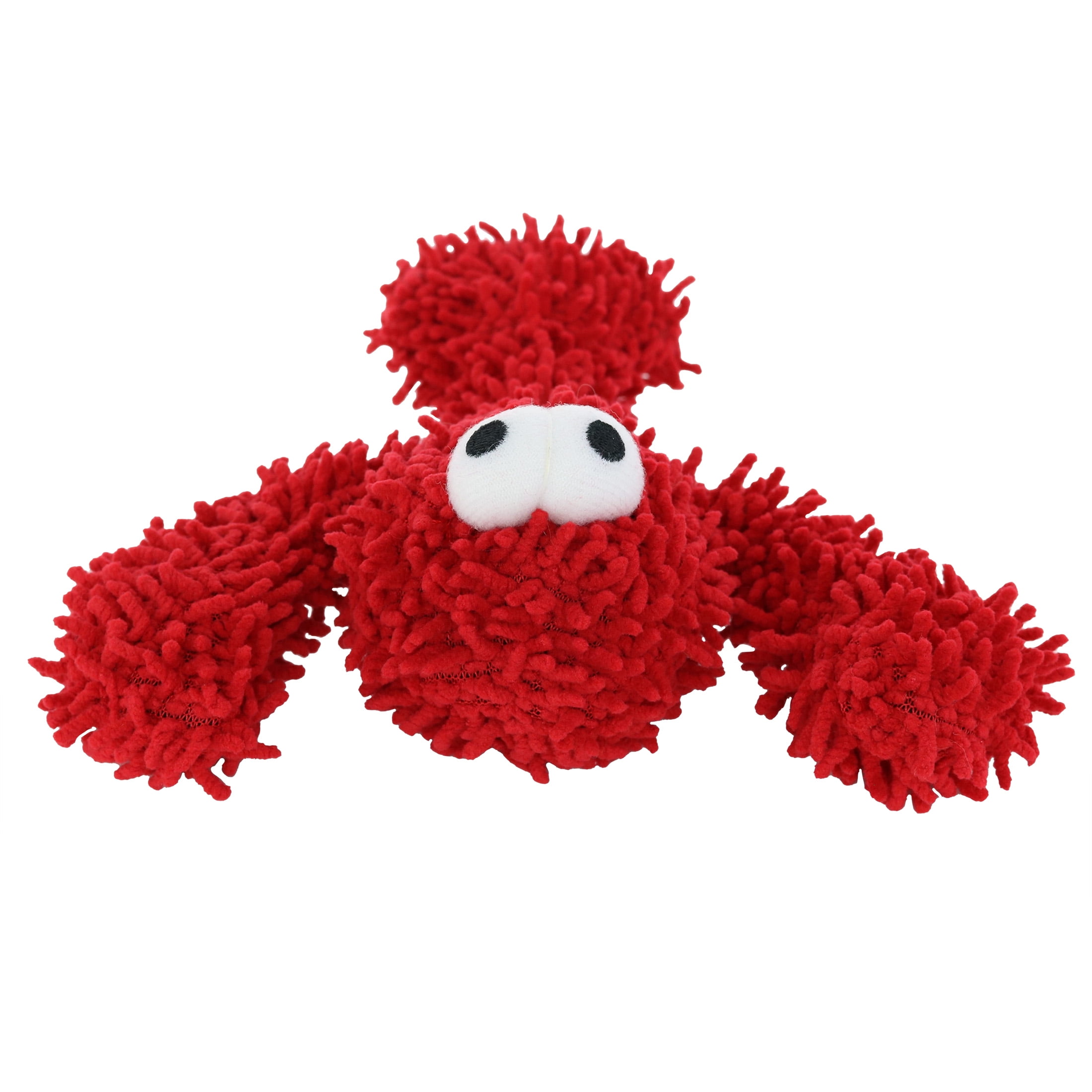 Mighty Jr Microfiber Ball Lobster Squeaky Plush Dog Toy - Walmart.com