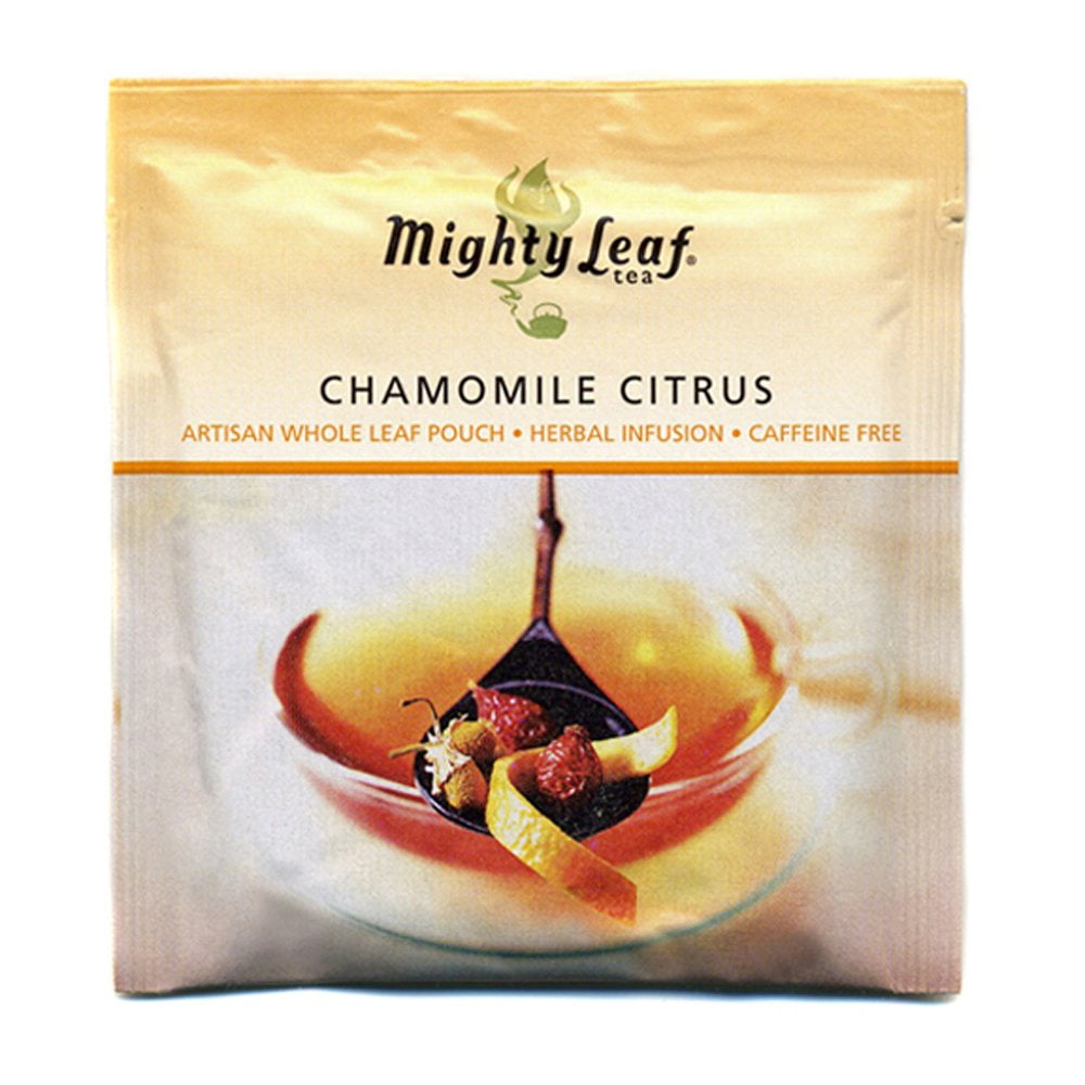 Mighty Leaf Chamomile Citrus Tea, 100 Tea Pouches - Walmart.com