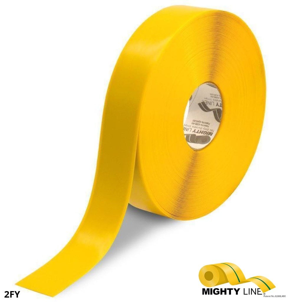 Mighty Line 2" YELLOW Solid Color Freezer Tape - 100' Roll - Walmart.com