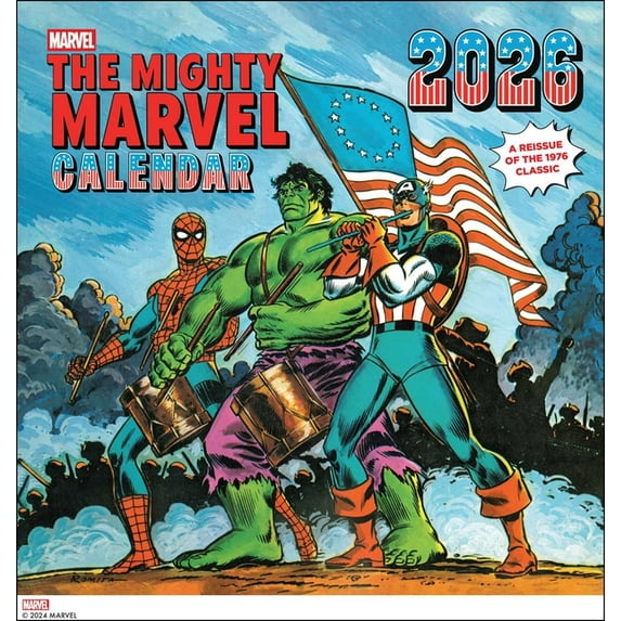 Mighty Marvel 2026 Wall Calendar: A Reissue of the 1976 Classic ...