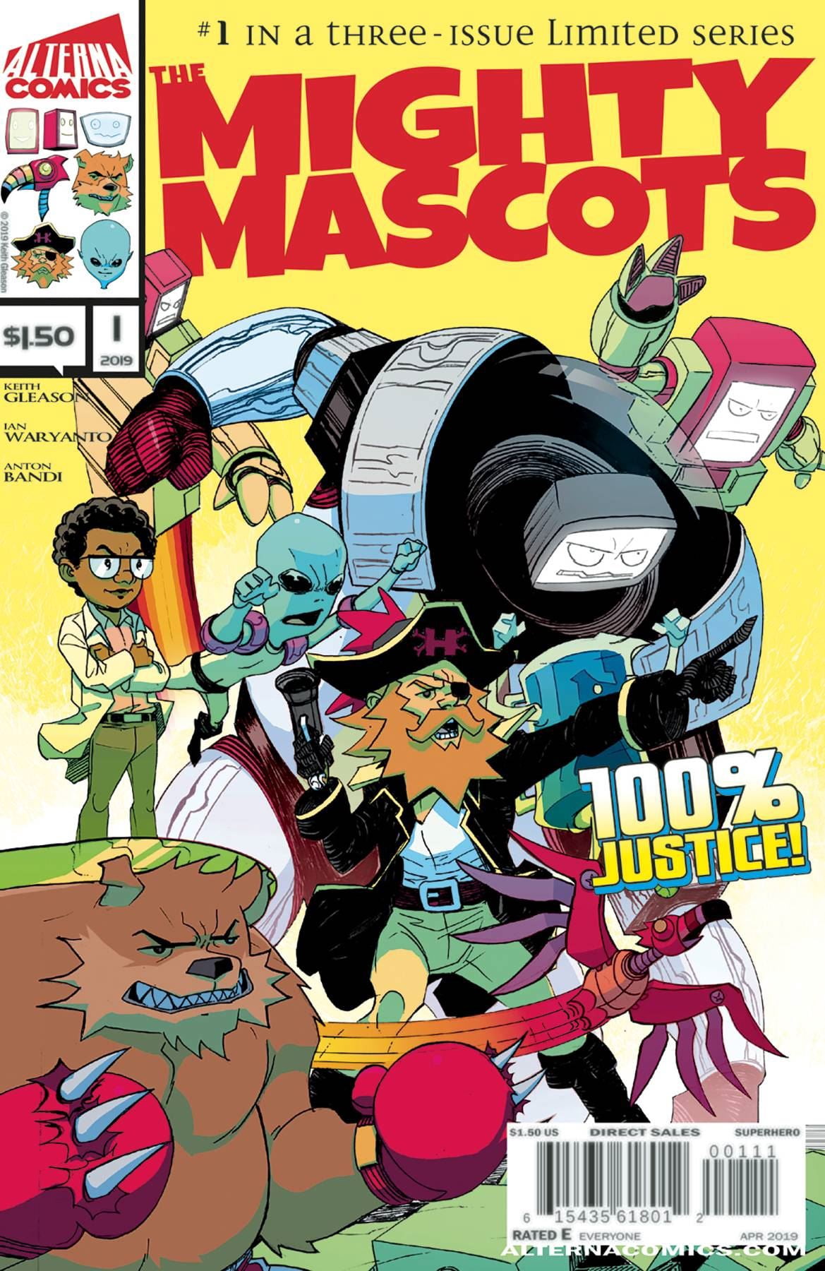 Mighty Mascots #1 Alterna Comics Comic Book - Walmart.com