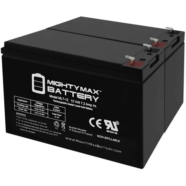 Mighty Max Battery 12V 7.2AH UPS Battery Replacement for Back-UPS XS ...