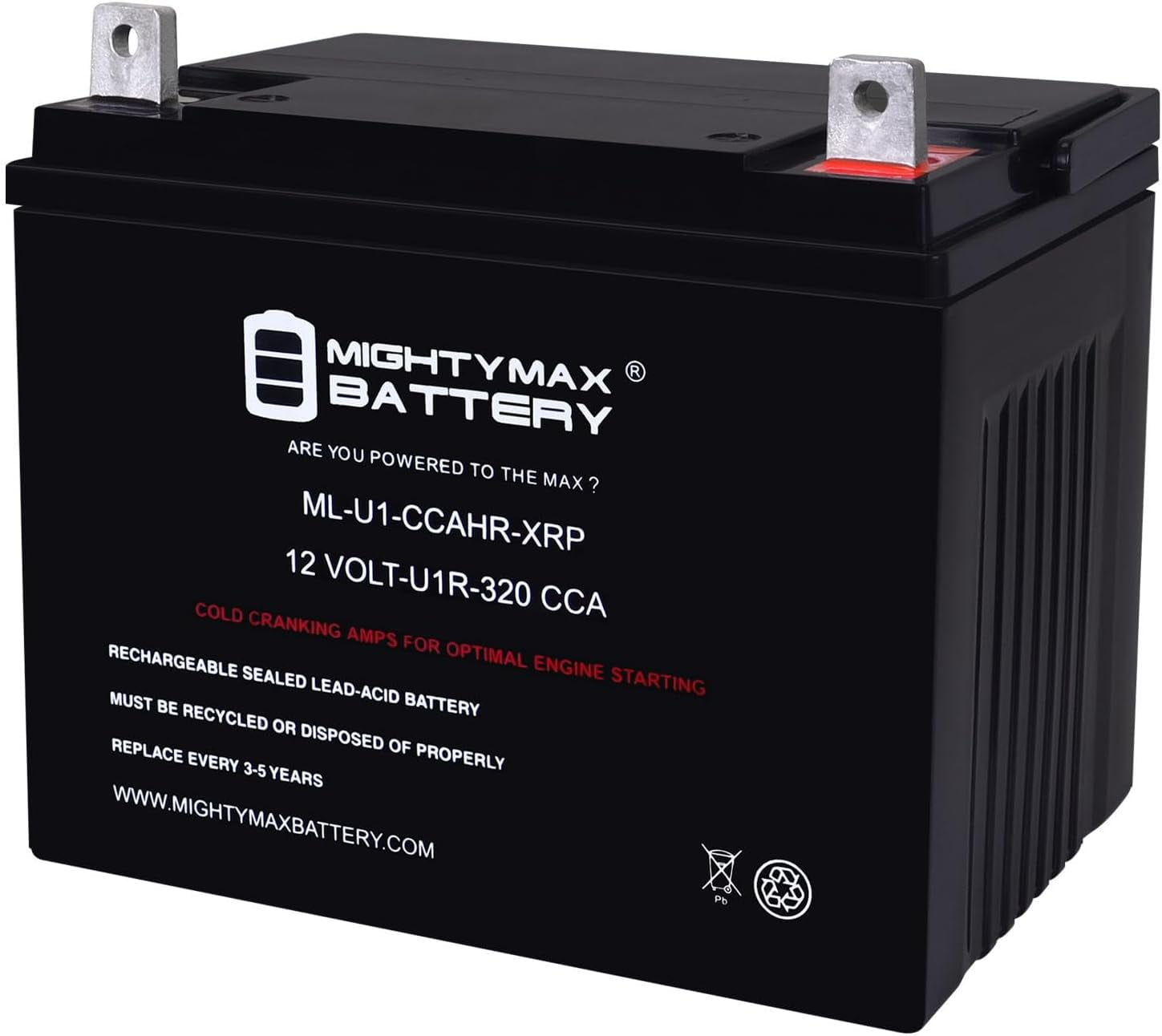 Mighty Max Ml-ccahr-xrp 12-volt-u1r-320