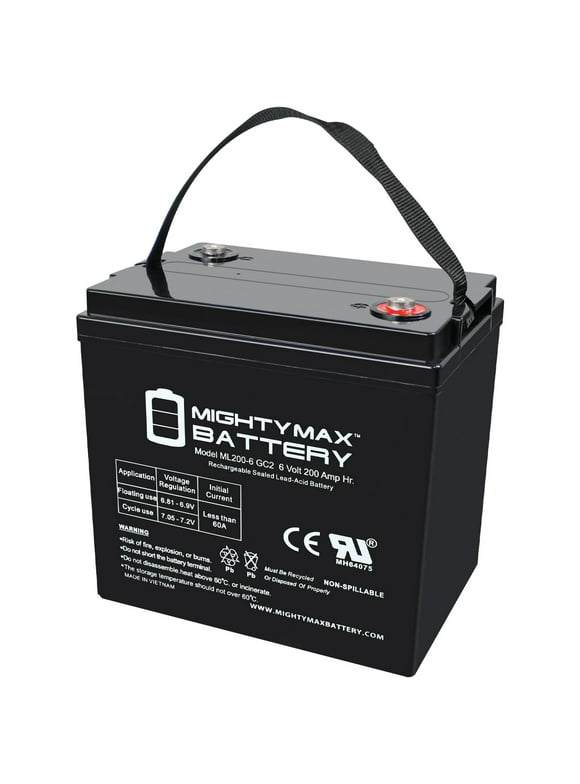 6 Volt Golf Cart Batteries in 6 Volt Batteries - Walmart.com