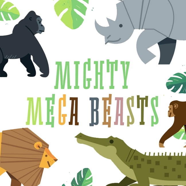 Mighty Mega Beasts: A Lift-The-Flap Book, (Board Book) - Walmart.com
