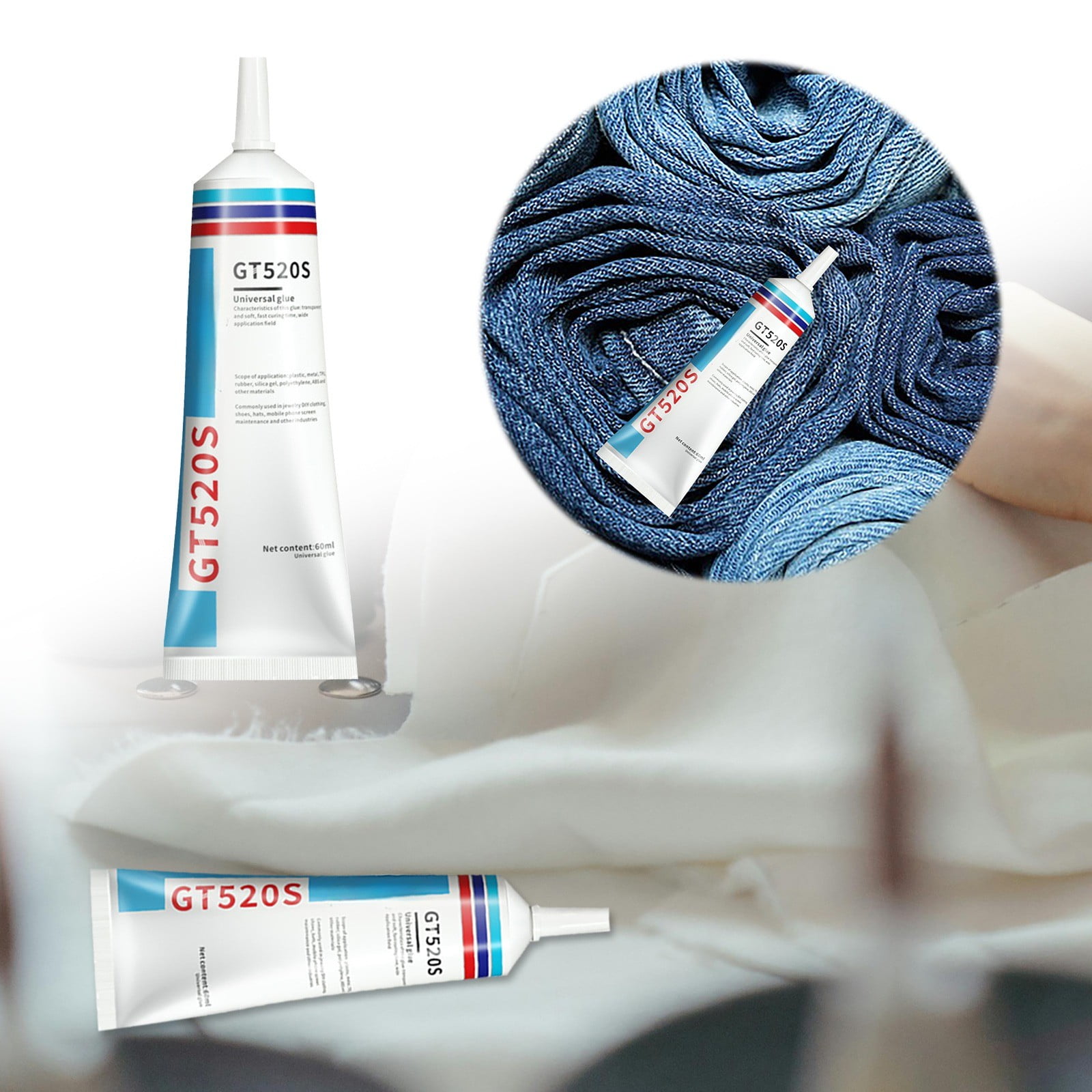 Mighty Mend It Fabric Glue Strong Washable Liquid for Textile Bonding ...