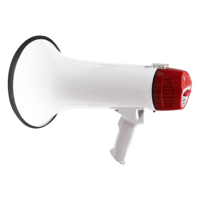 Mighty Mic 15 Watt Megaphone with Voice Recording, External Mic ...