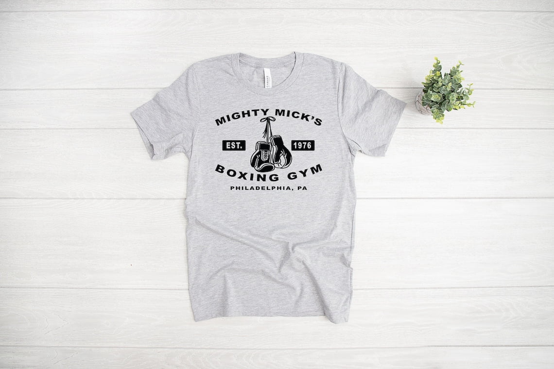 Mighty Mick's Boxing Gym Shirt, Rocky Balboa Shirt, Boxing Shirt, Boxer ...