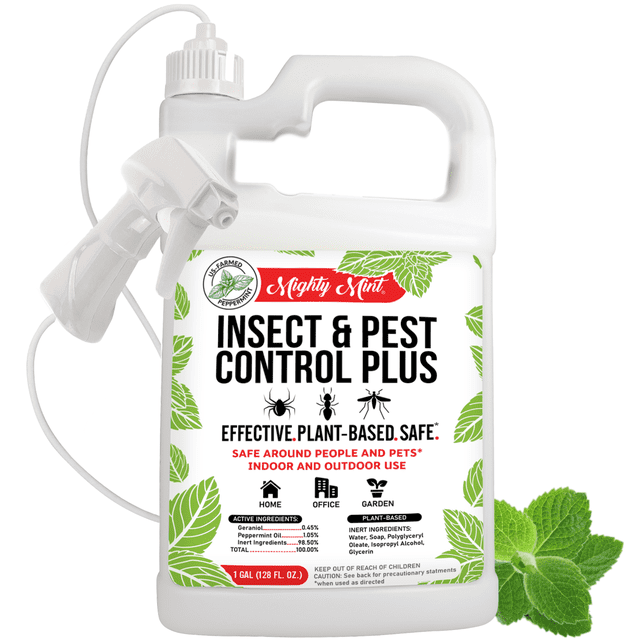 Mighty Mint Insect & Pest Control Plus, 128 oz - Walmart.com
