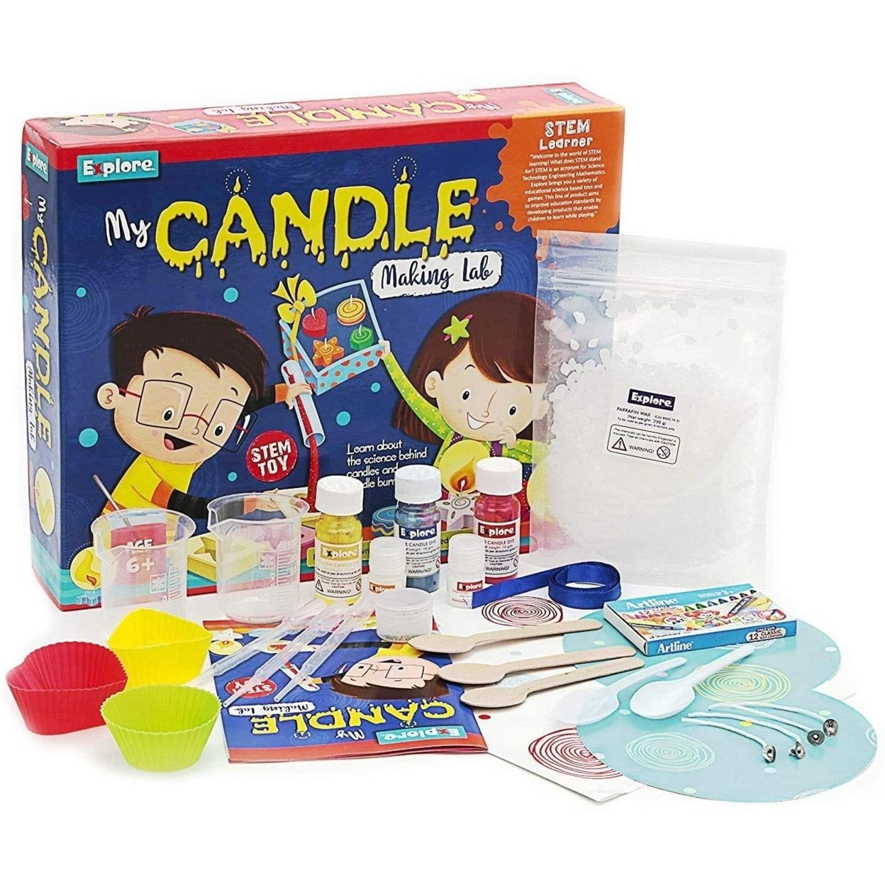 Mighty Mojo Candle Making Lab STEM Kit DIY Science Gift Explore Model ...