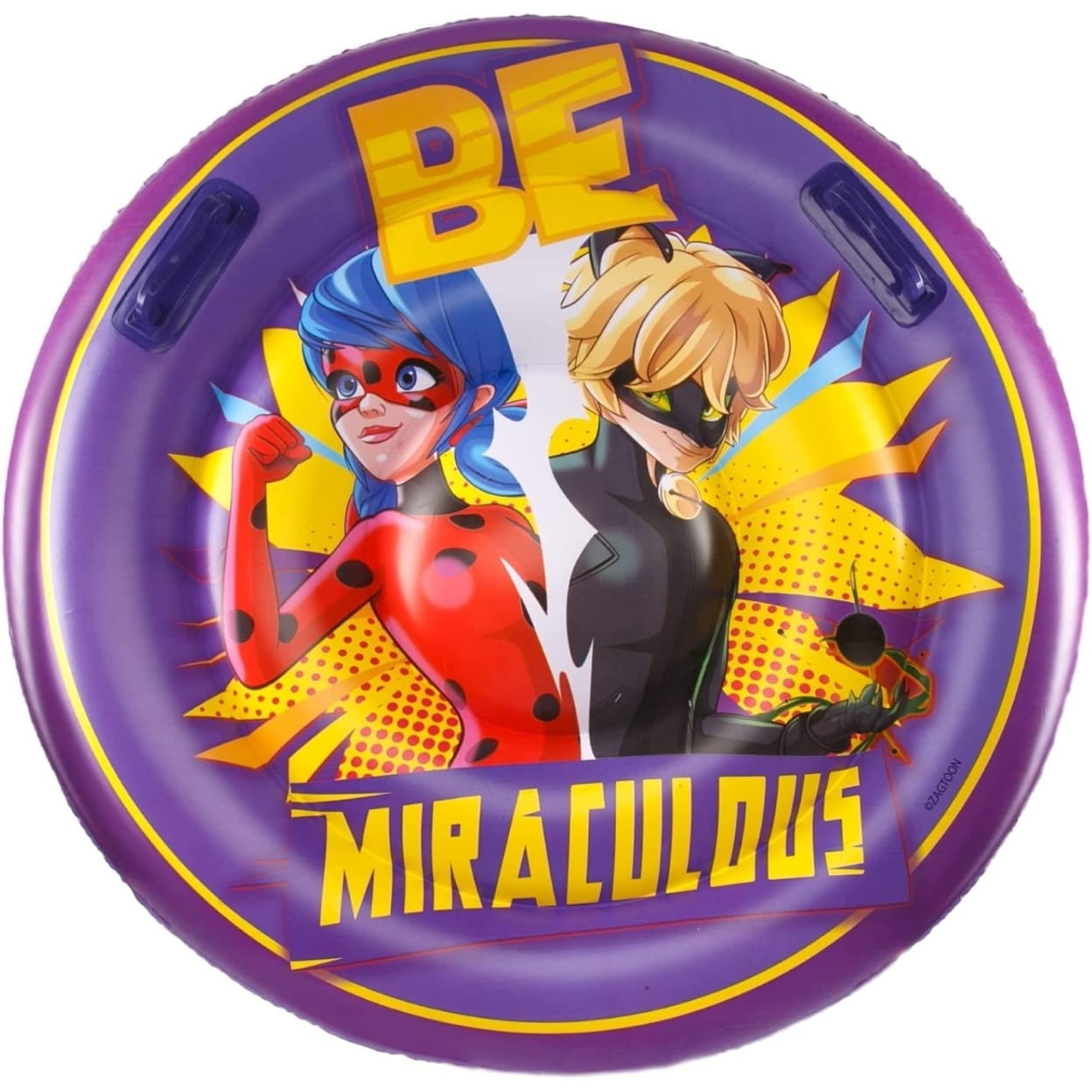 Mighty Mojo Miraculous Ladybug Cat Noir 34" Inflatable Pool Float Leak ...