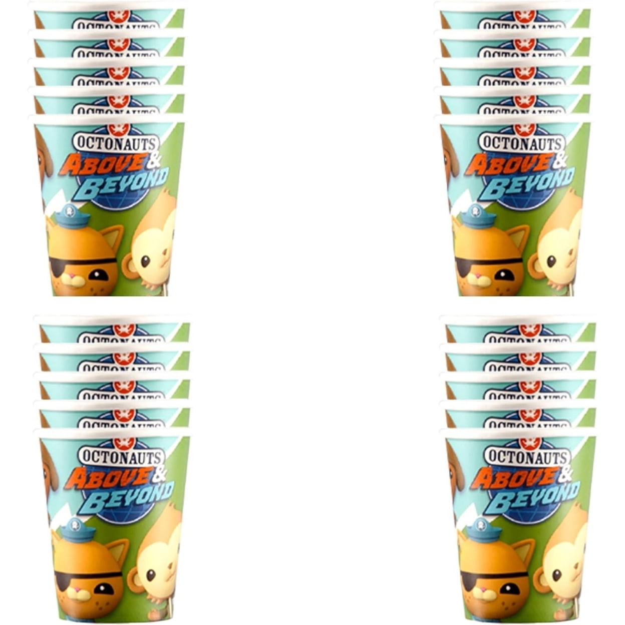 Mighty Mojo Octonauts Celebration Paper Cups 20ct Kids Party Supplies ...