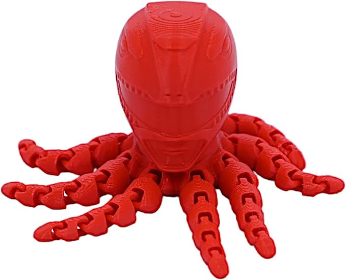 Mighty Morphin Octo Power Rangers | Articulated Fidget Toy Gift ...