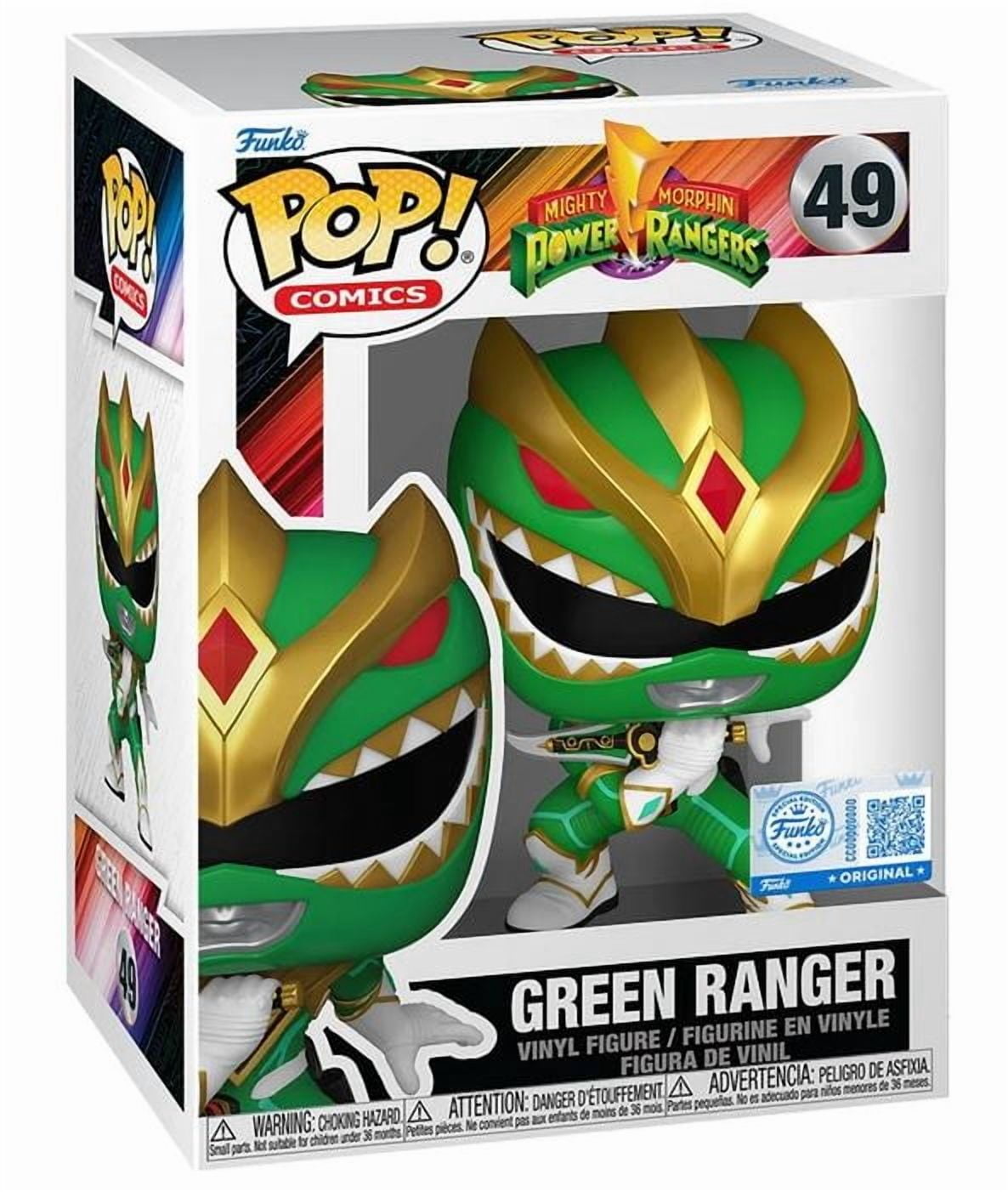 Funko Pop Mighty Morphin Power Rangers Green Ranger Exclusive 49 Vinyl ...