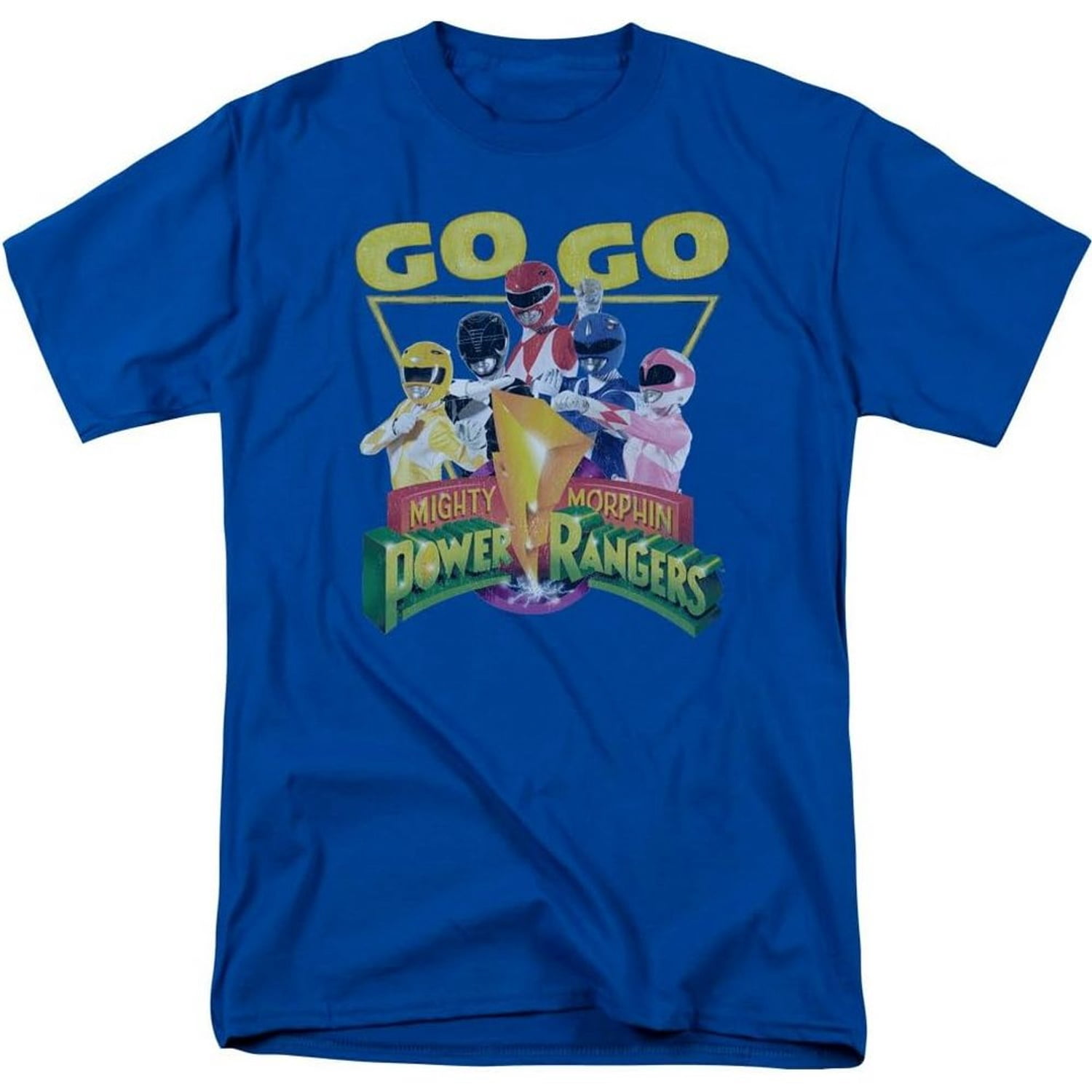 Mighty Morphin Power Rangers Mens Go Go T-Shirt - Walmart.com
