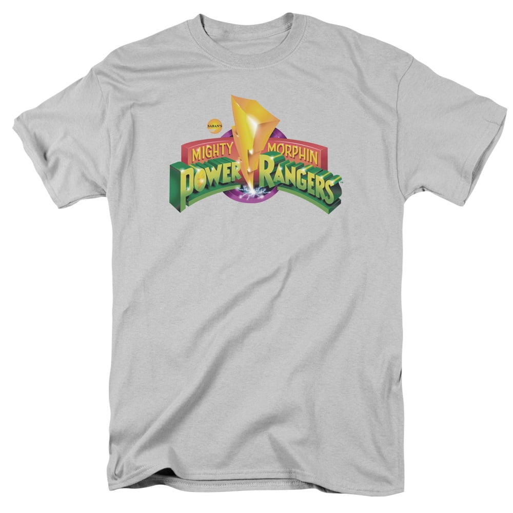 Mighty Morphin Power Rangers Mmpr Logo Mens Short Sleeve Shirt ...