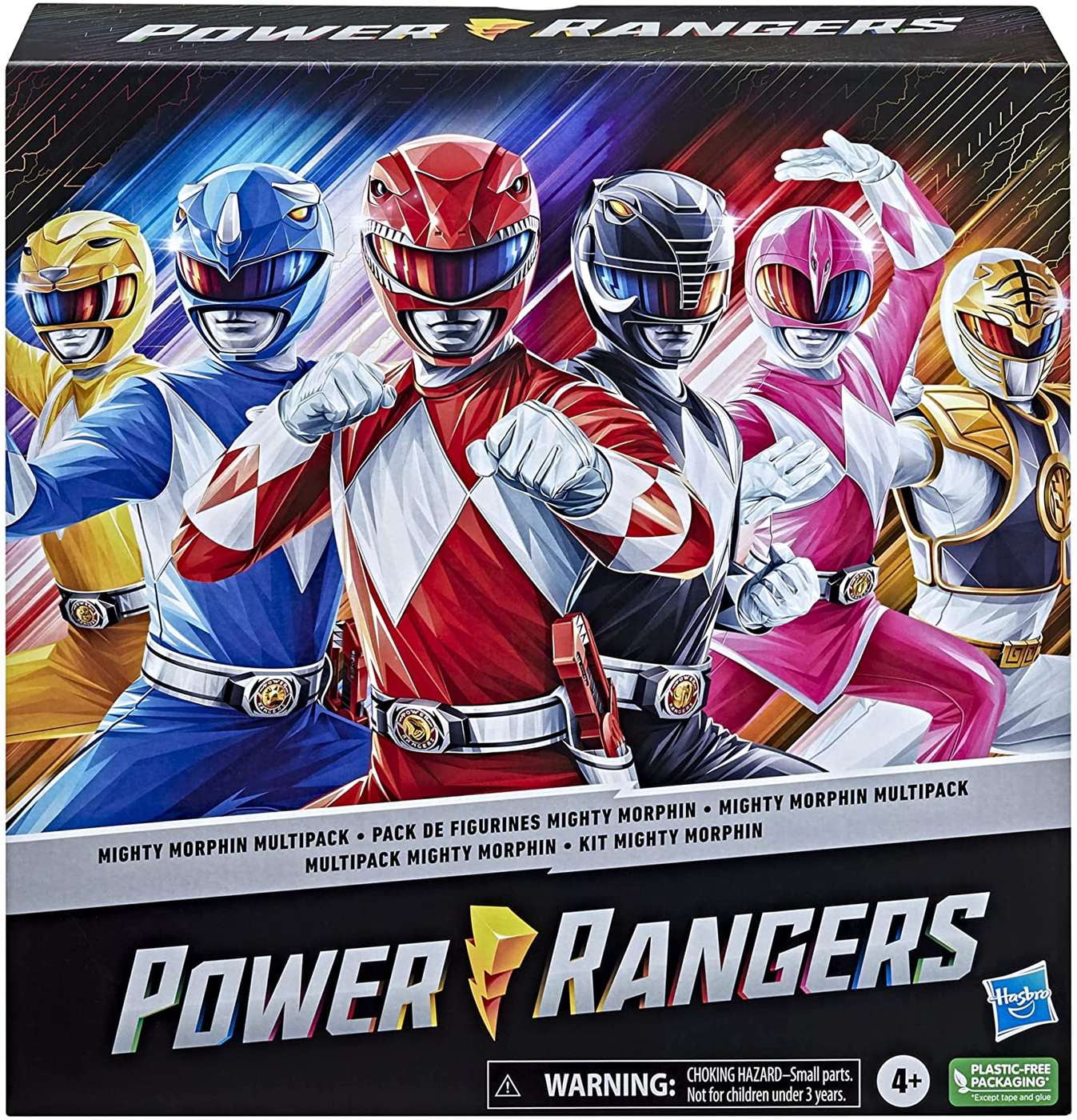 "Hasbro Mighty Morphin Power Rangers Legacy 12"" Figures Set with 6 ...