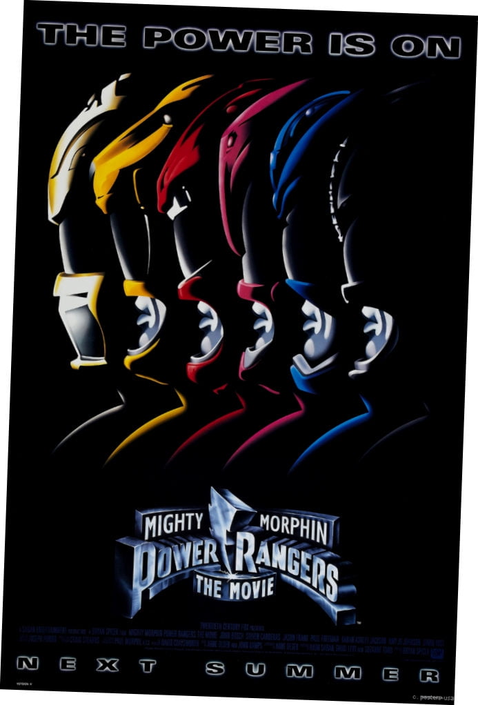 Mighty Morphin Power Rangers Poster Metal Sign Art Print 8x12 Multi ...