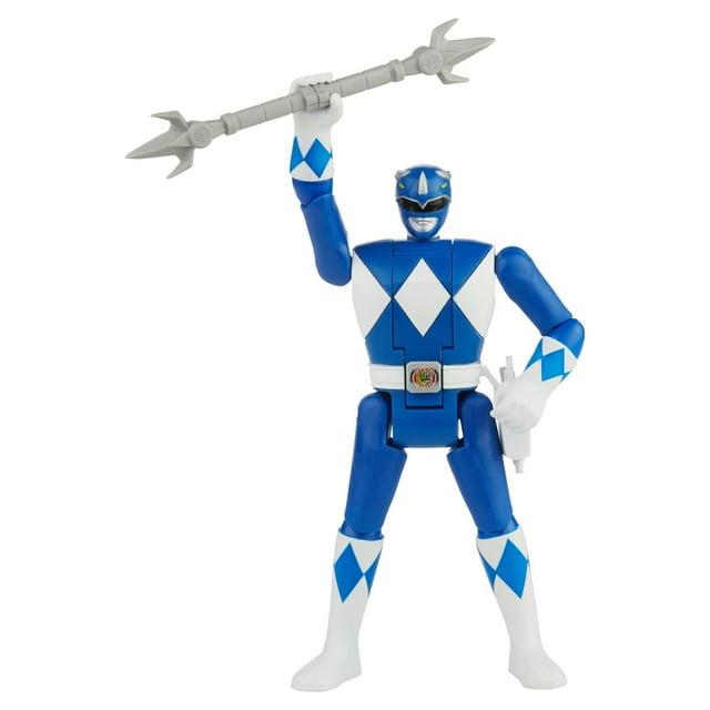 Mighty Morphin Power Rangers Retro Blue Ranger Billy Fliphead 6.5 ...