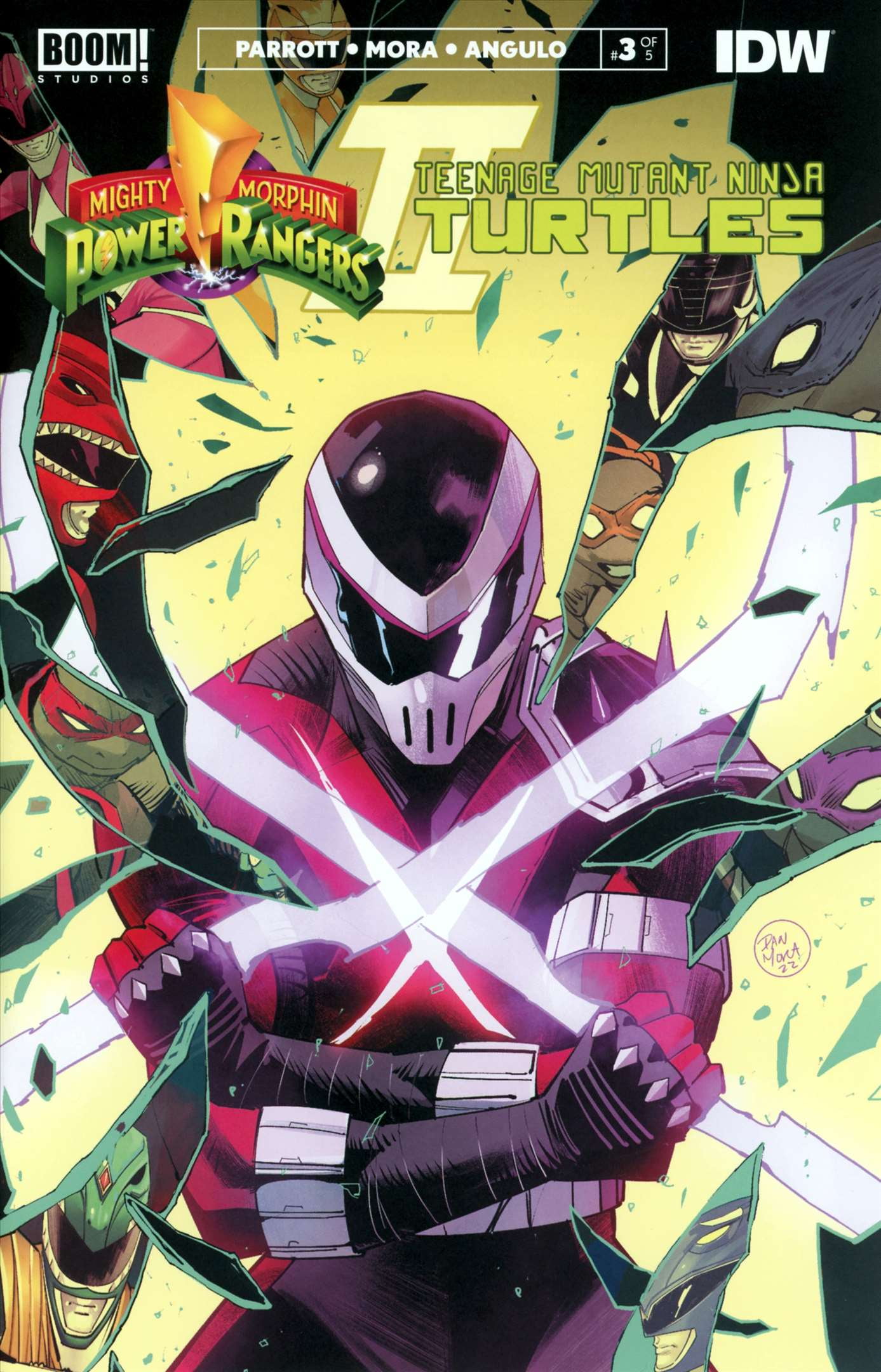 Mighty Morphin Power Rangers/ Teenage Mutant Ninja Turtles II #3A VF ...