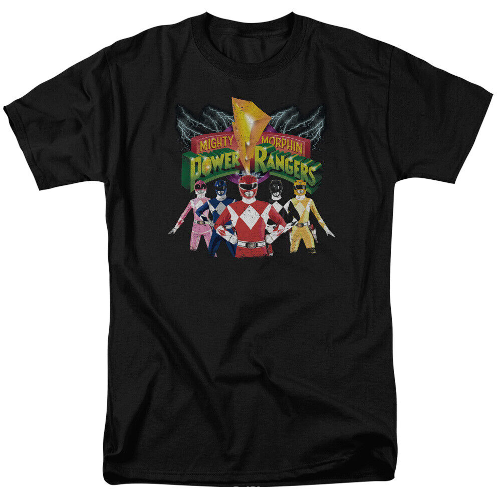 Mighty Morphin Power Rangers Unite" T-Shirt - Short Sleeve or Tank - to ...