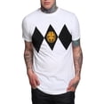 Mighty Morphin Power Rangers White Ranger Diamond T-Shirt - Walmart.com