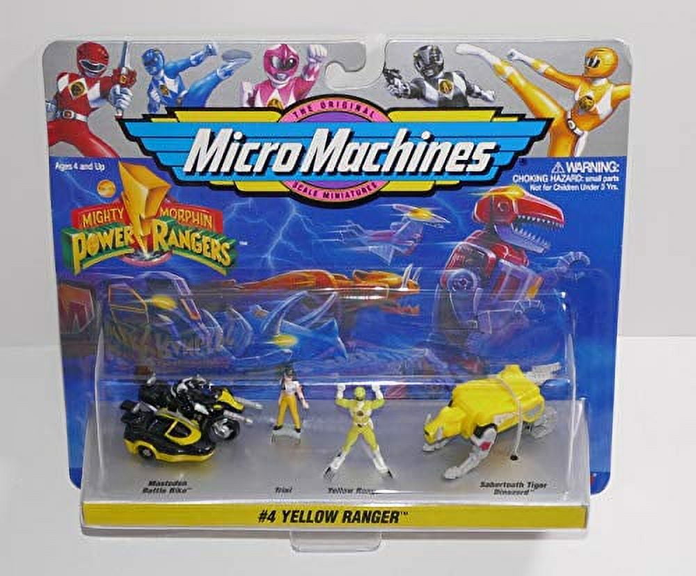 Mighty Morphin Power Rangers Yellow Ranger Micro Machines Collection #4 ...