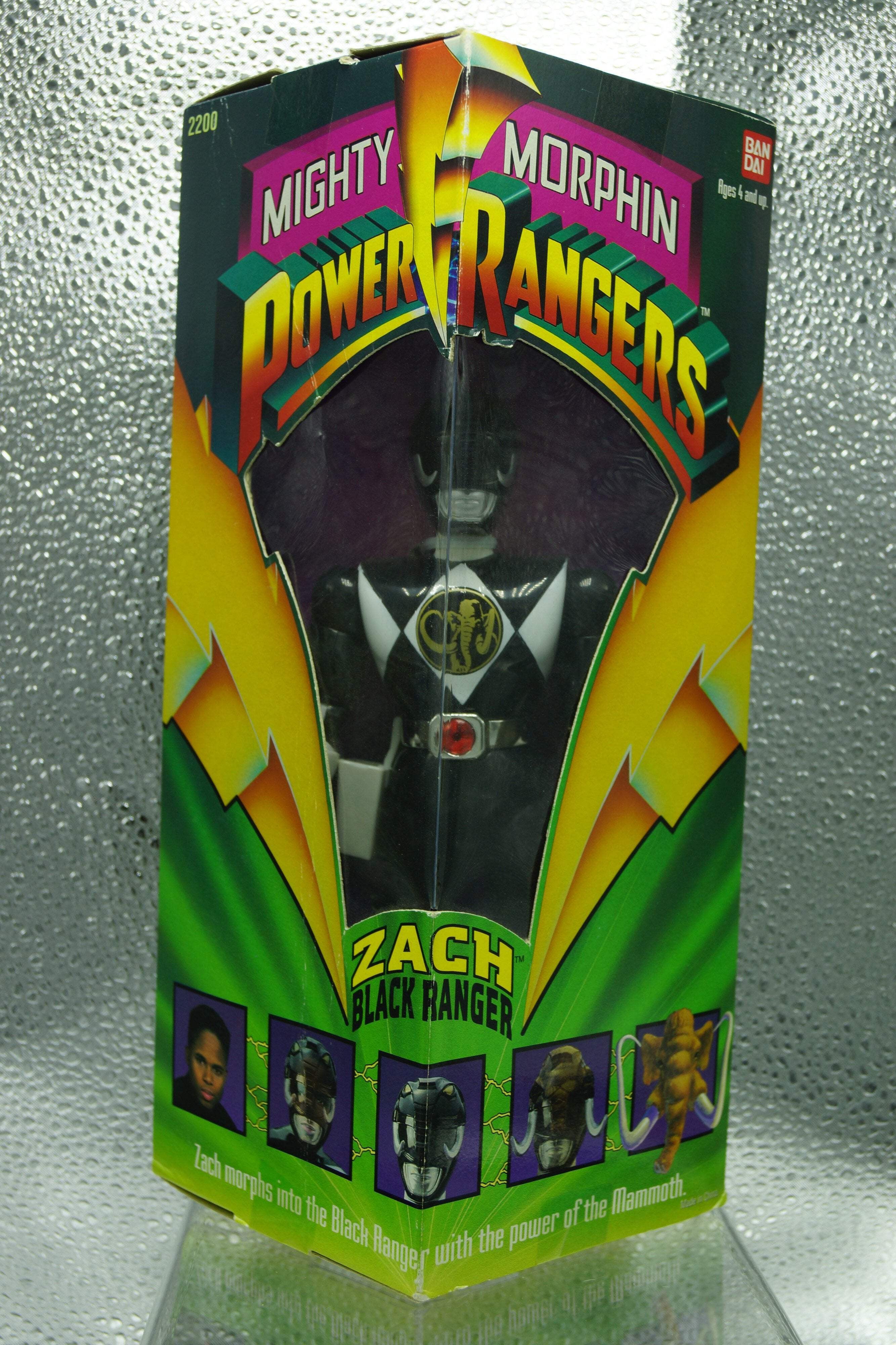 Mighty Morphin Power Rangers Zack the Black Ranger - Walmart.com