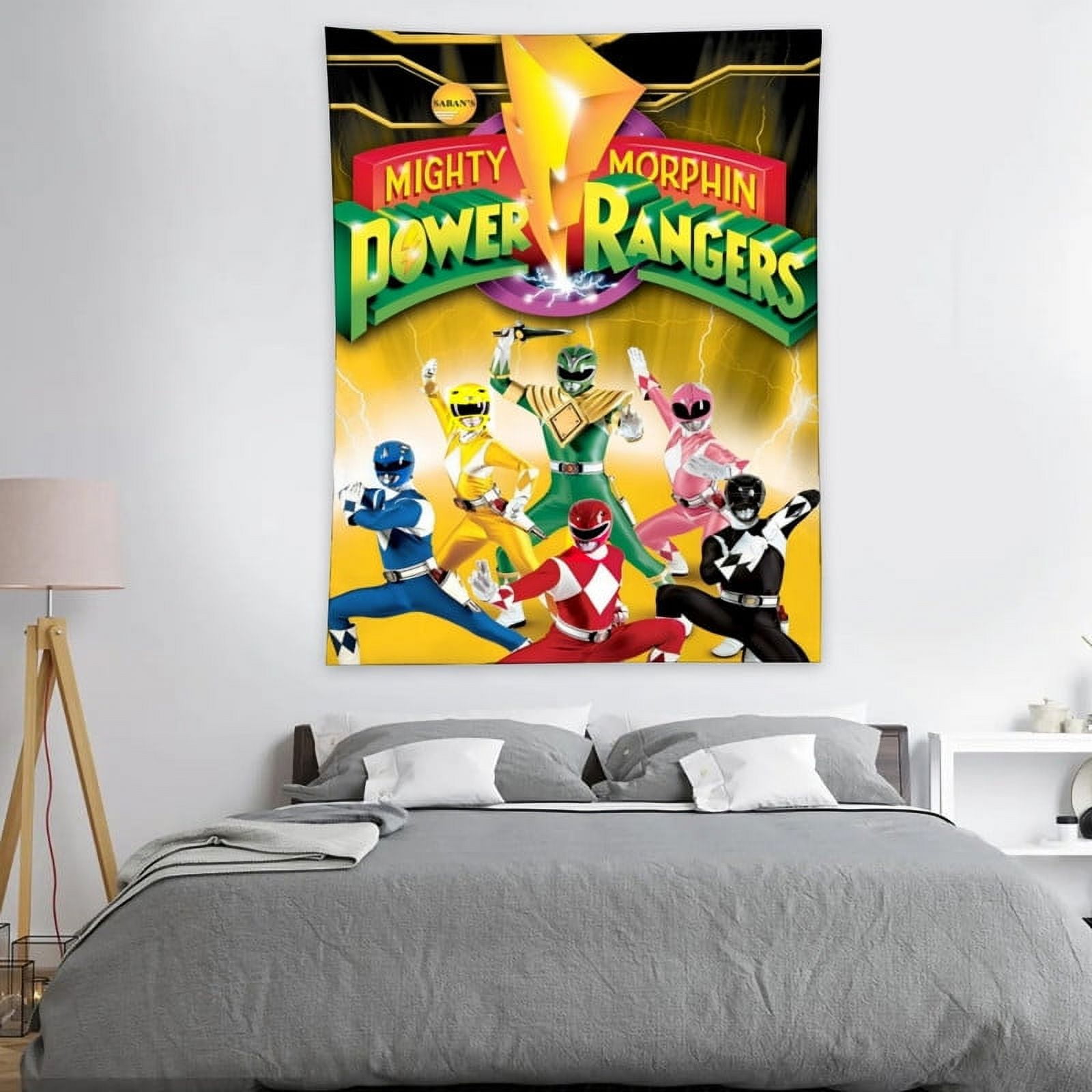 Mighty Morphin Tapestry Gift Wall Hanging Backdrop for Room Bedroom Girls Or Boys Fans ...