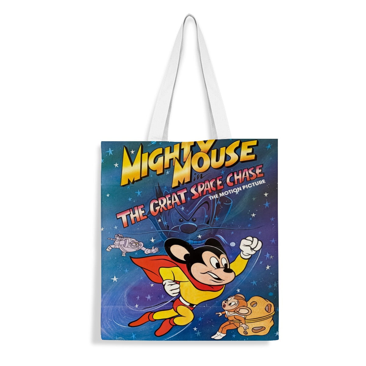 Mighty Mouse The New Adventures-theme canvas Tote Bag for Women ...