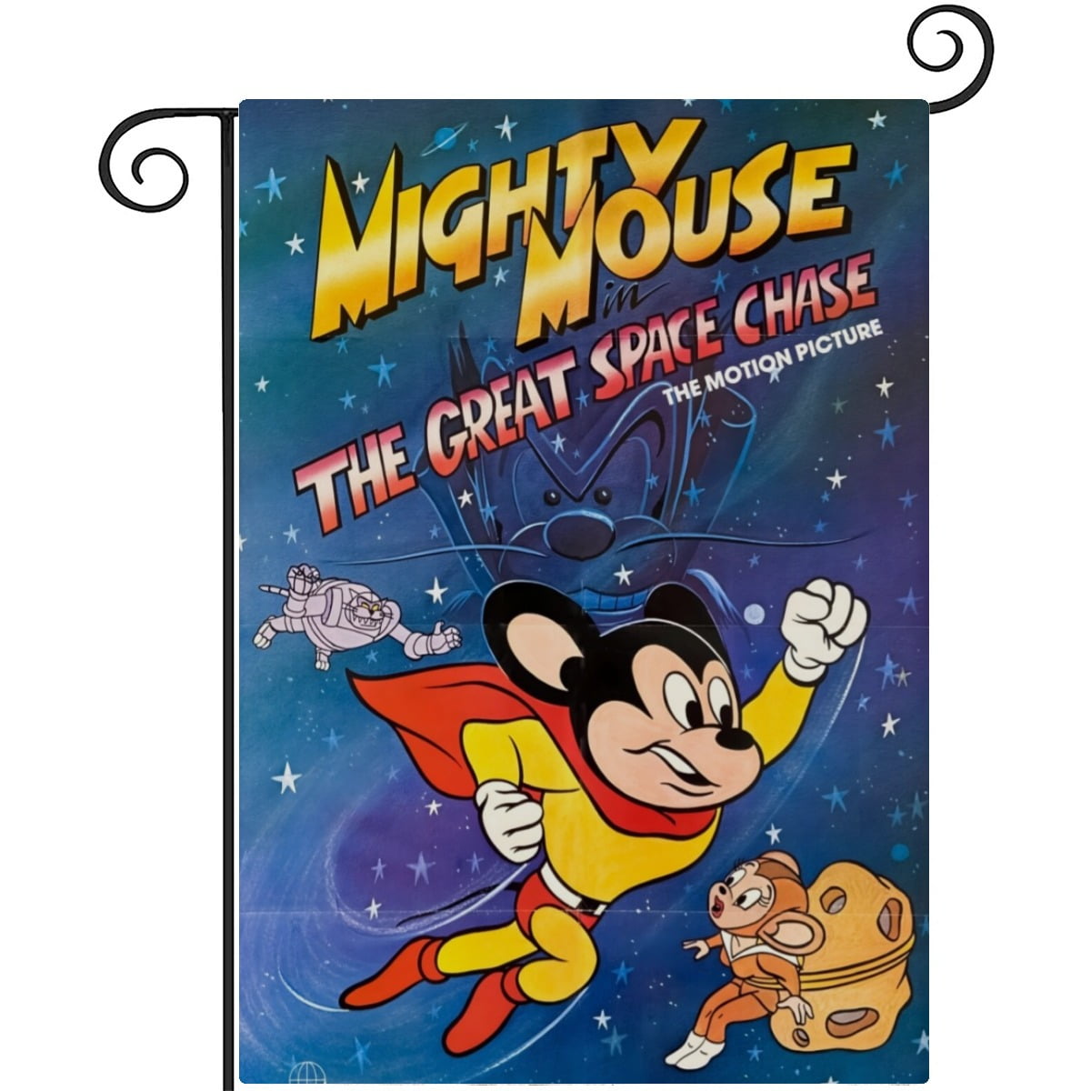 Mighty Mouse The New Adventures-themed Garden Flag. Perfect gift for ...