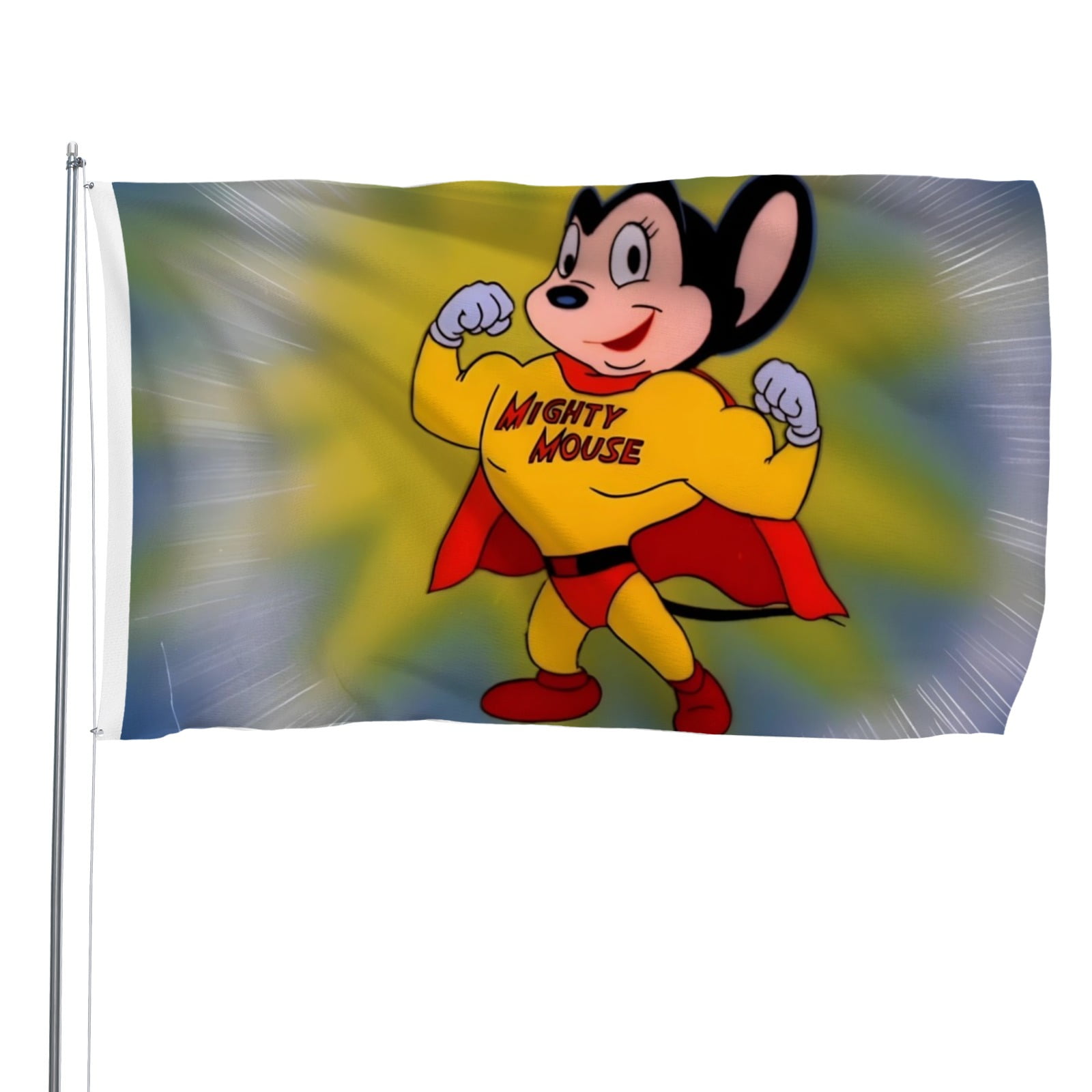 Mighty Mouse The New Adventures-themed Printed Flag Perfect gift for ...