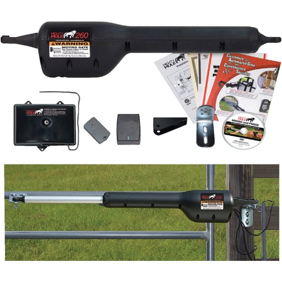 Mighty Mule, Gate Opener Kit, MM271, Solar Compatible - Walmart.com