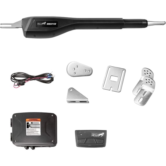Mighty Mule 371 Smart Automatic Gate Opener Kit, Single Swing, 16 ft ...