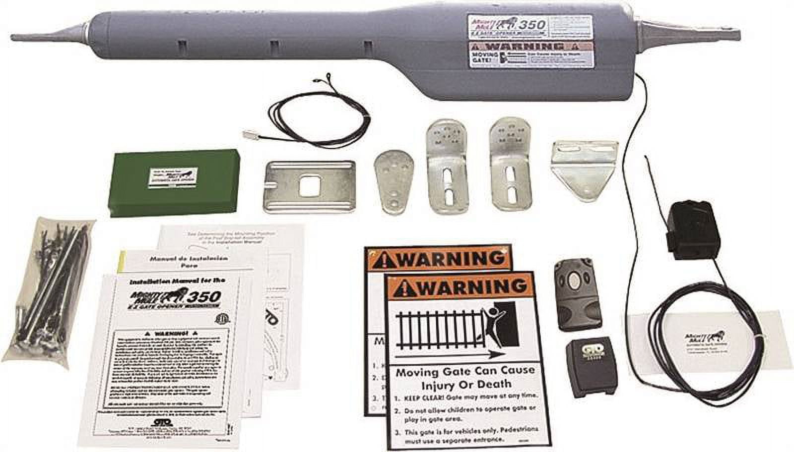 Mighty Mule MM360 Medium Duty Gate Operator, Black - Walmart.com