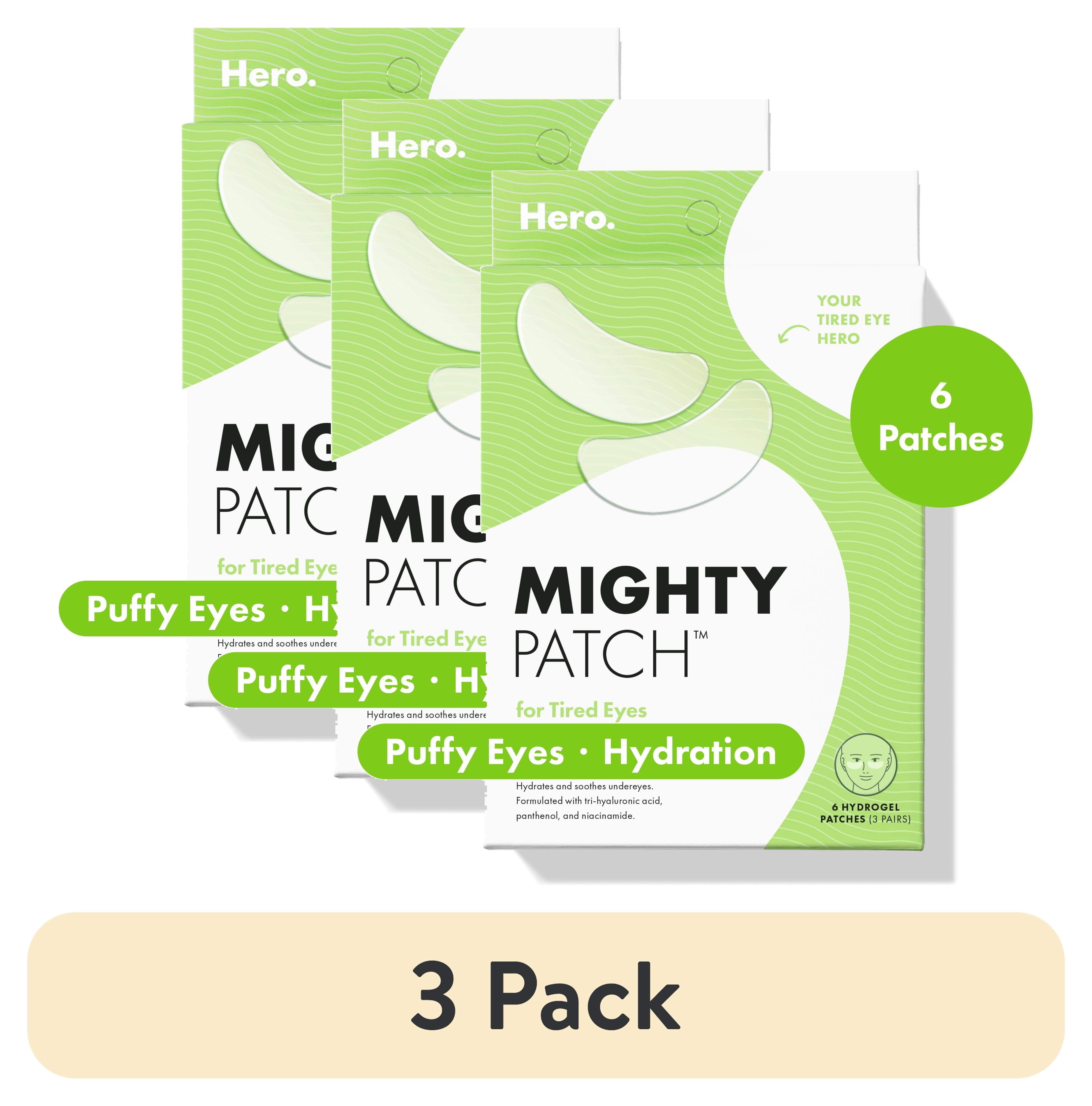 (3 pack) Mighty Patch For Tired Eyes 6ct - Walmart.com