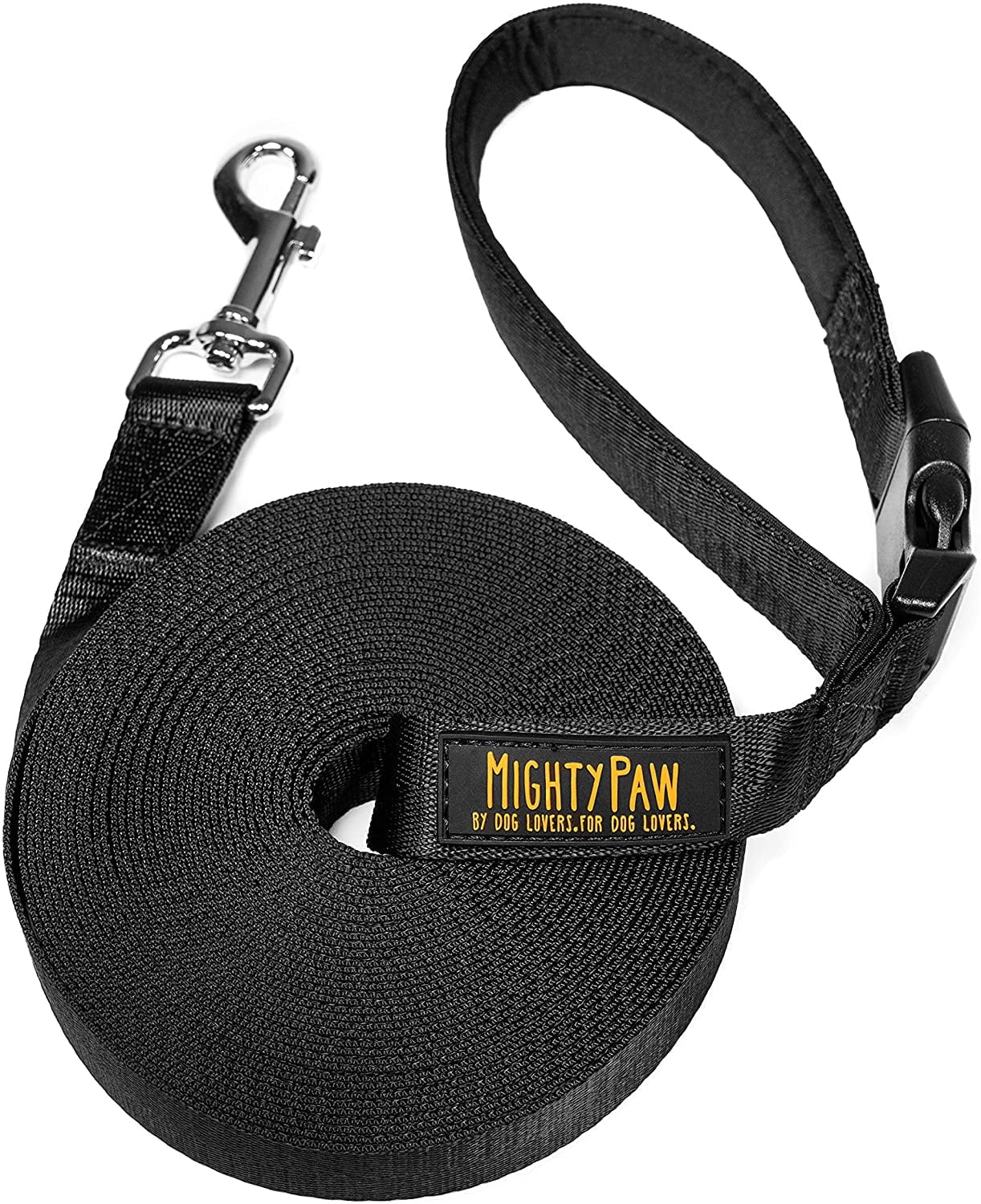 Mighty Paw Long Dog Leash, Heavy Duty Dog Lead, 30ft Nylon Training ...