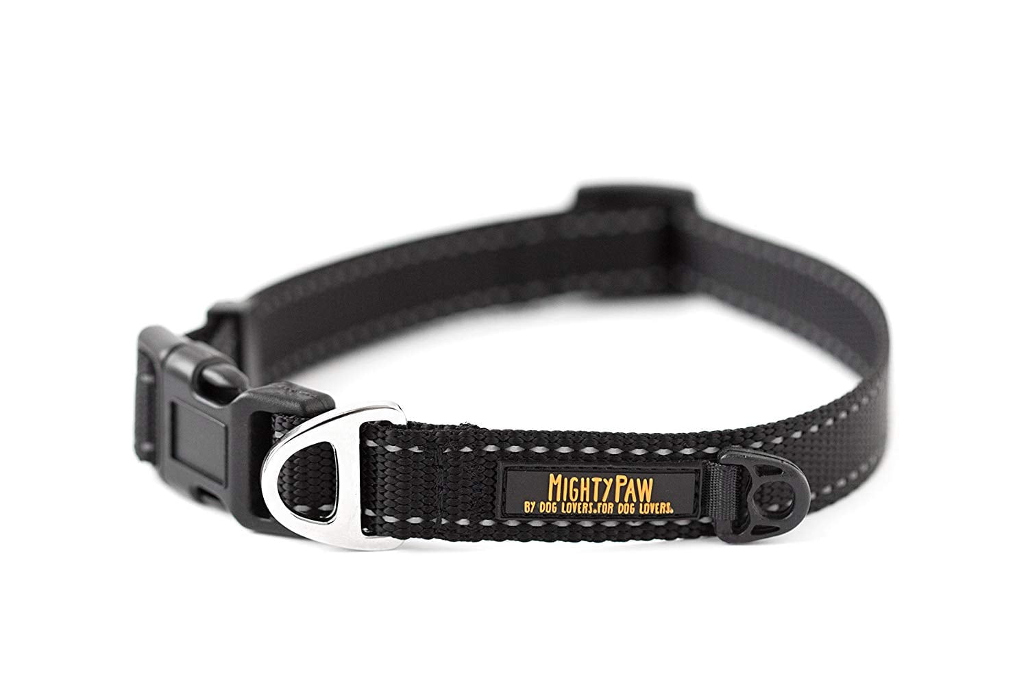 Mighty Paw Reflective Dog Collar for Large Dogs and Small Dogs, Nylon ...