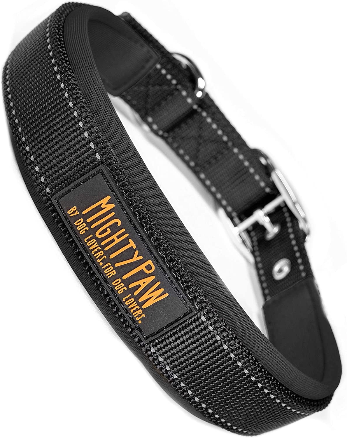 Mighty Paw Sport Collar 2.0 | Neoprene Padded Dog Collar, Maximum ...