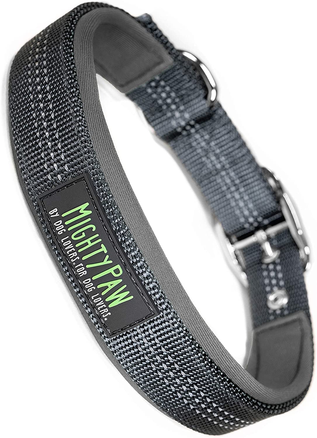 Mighty Paw Sport Collar 2.0 | Soft Neoprene Padded Dog Collar for ...