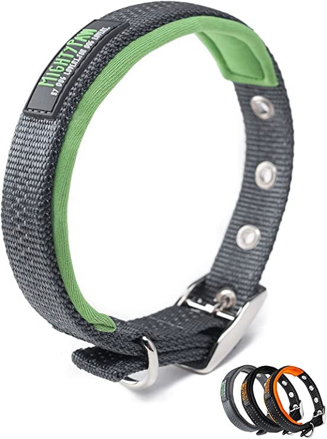 Mighty Paw Sport Collar 2.0 - Neoprene Padded Dog Collar, Large Size ...