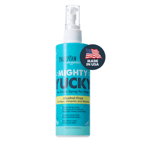 Mighty Paw No Chew Spray for Dogs Bitter Apple Hotspot Deterrent 8 oz ...