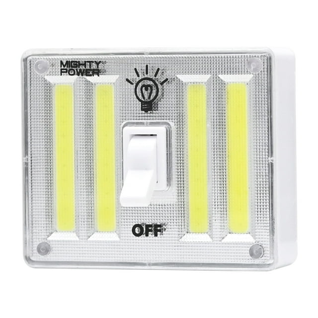 Mighty Power Wireless 4 COB LED Switch Light, 400 Lumens - Walmart.com