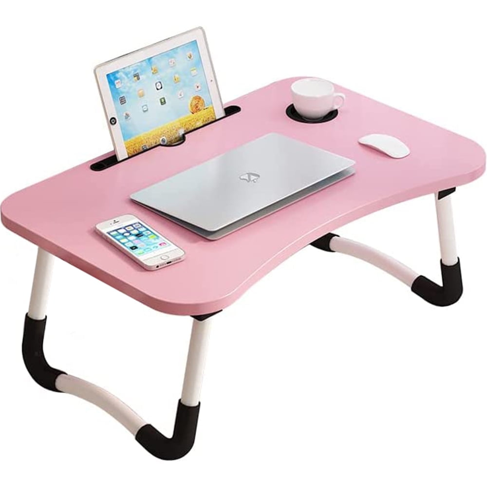 Mighty Rock Foldable Laptop Desk, Bed Tray Table for Bed, Sofa, Non ...