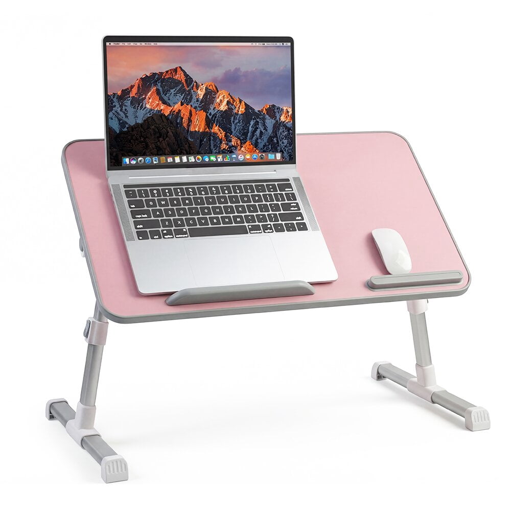 Mighty Rock Foldable Laptop Desk, Bed Tray Table for Bed, Sofa, Non ...